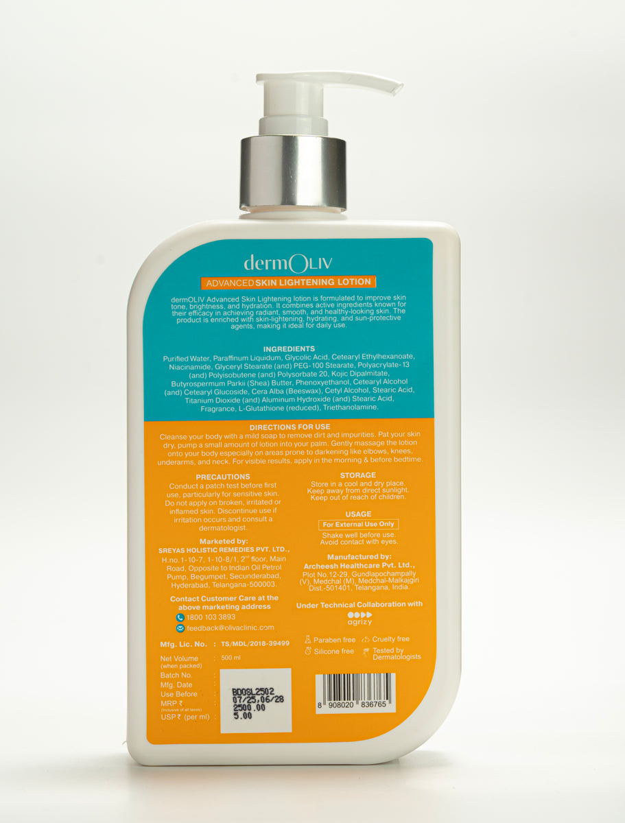 dermOLIV Advanced Skin Lightening Lotion